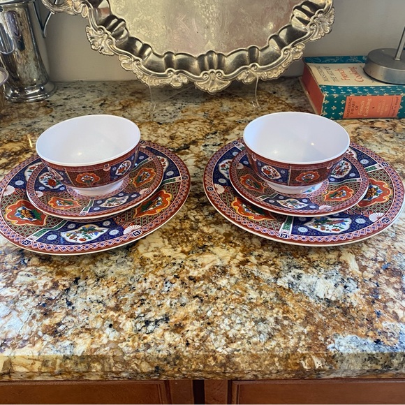 thunder group | Dining | Thunder Group Peacock Melamine Dinnerware Set ...